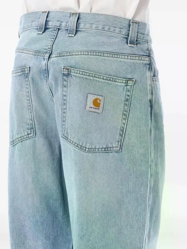 Carhartt Work In Progress Brandon Logo-patch Loose-fit Jeans