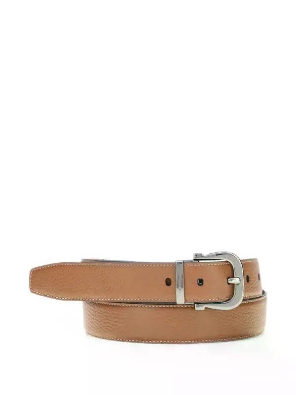 FERRAGAMO Gancini Reversible Leather Belt