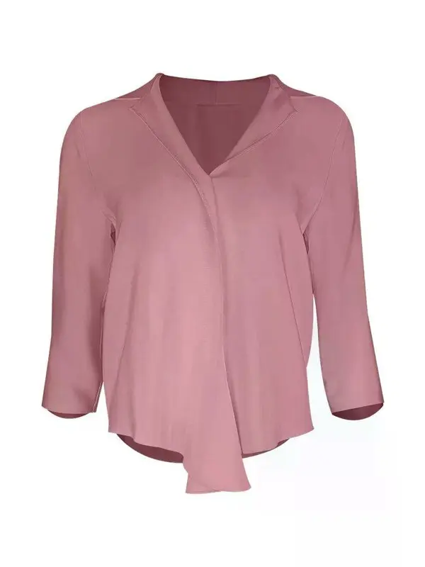 PETER COHEN Frolic Draped-front Blouse