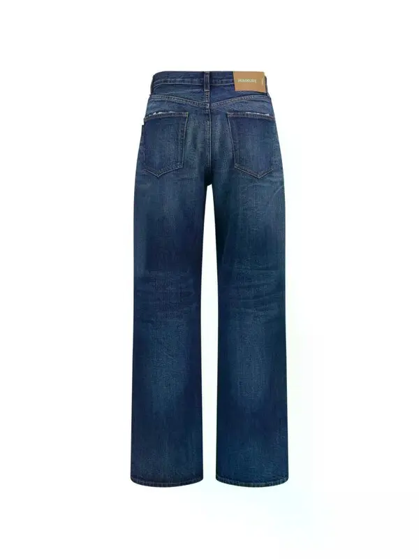HAIKURE Korea High-rise Straigh-leg Jeans