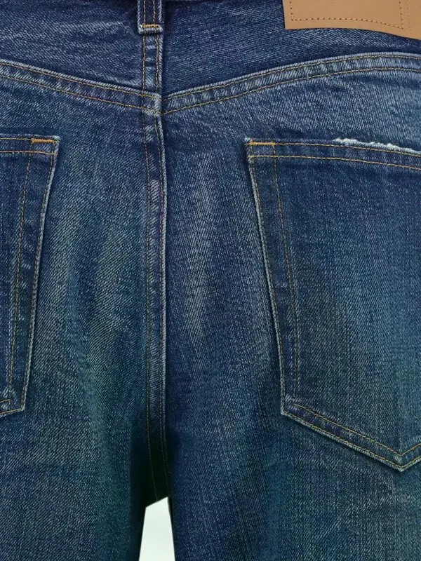HAIKURE Korea High-rise Straigh-leg Jeans