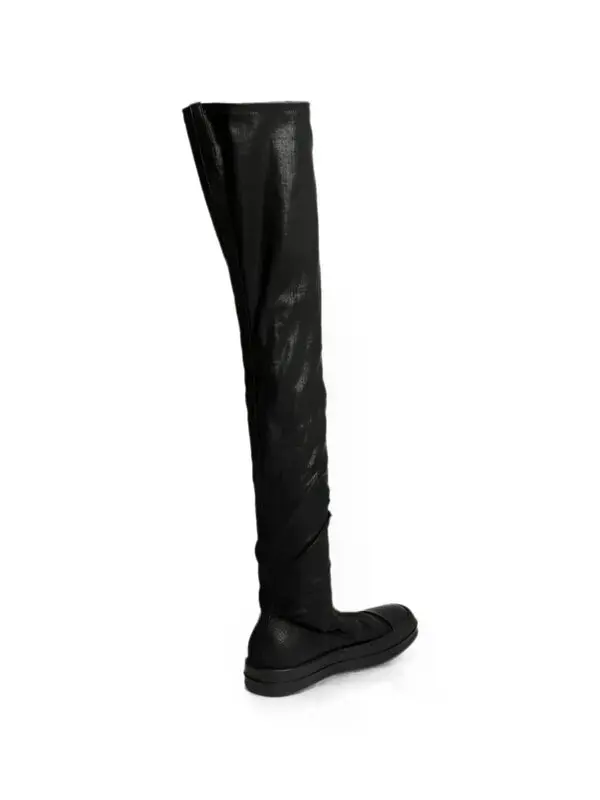 Rick Owens Waxed High Sock Boots