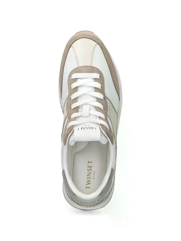 TWINSET Glitter-embellished Platform Sneakers