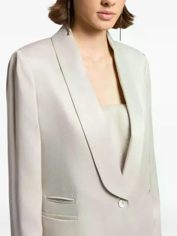 Peserico Shawl-lapel Single-breasted Jacket