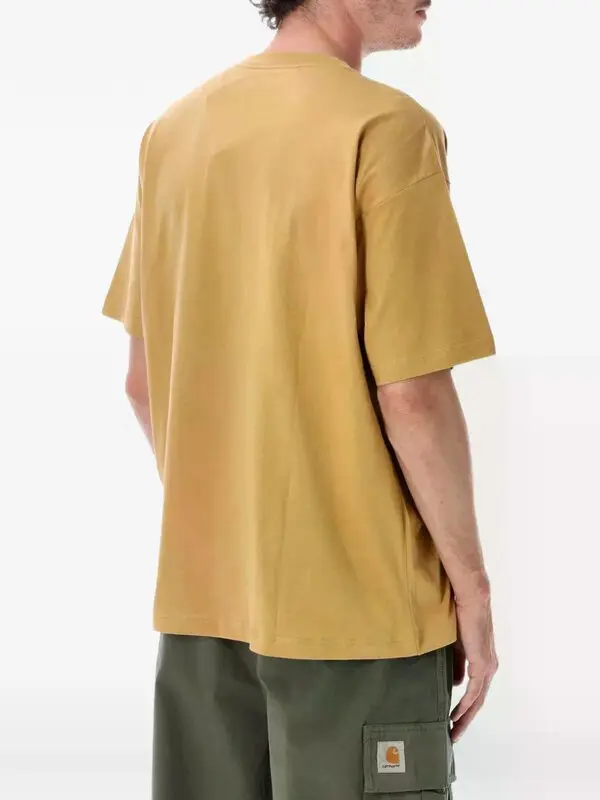 Carhartt Work In Progress Column Logo-print Short-sleeve T-shirt