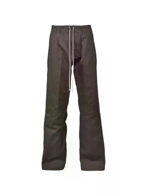 Rick Owens Dietrich Drawstring-waist Pocket-detail Trousers - Grey