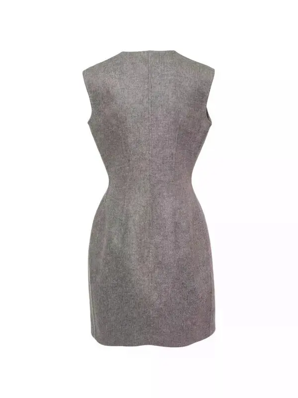 Ermanno Scervino Double-breasted Mini Dress - Grey