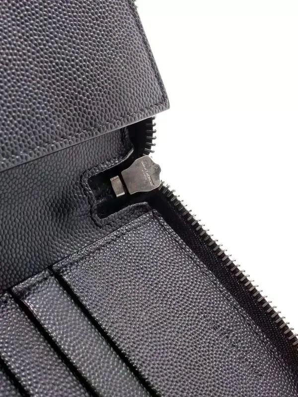 Saint Laurent 2010s Round Zip-around Wallet
