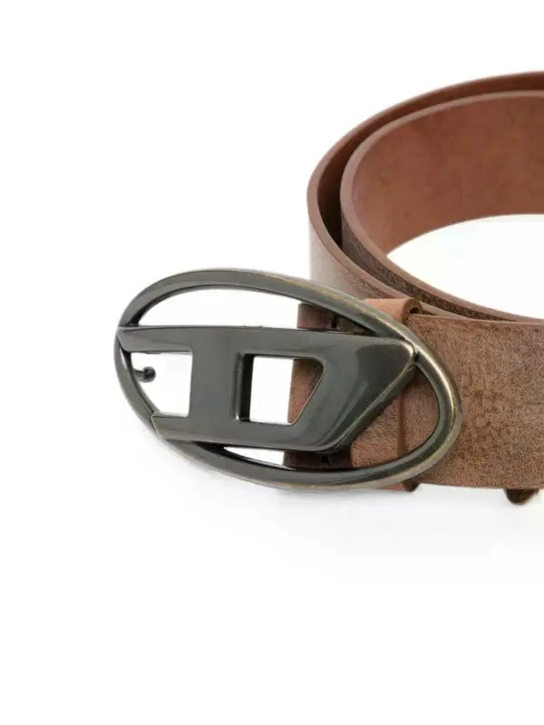 DIESEL® Oval D Plaque Belt