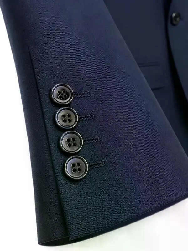 RAMON SANJURJO Peak-lapels Tailored Single Breasted Suit