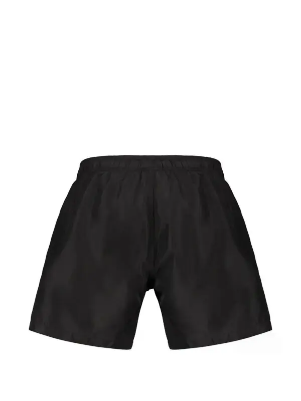 PLEIN SPORT Drawstring-waist Logo-patch Swim Shorts