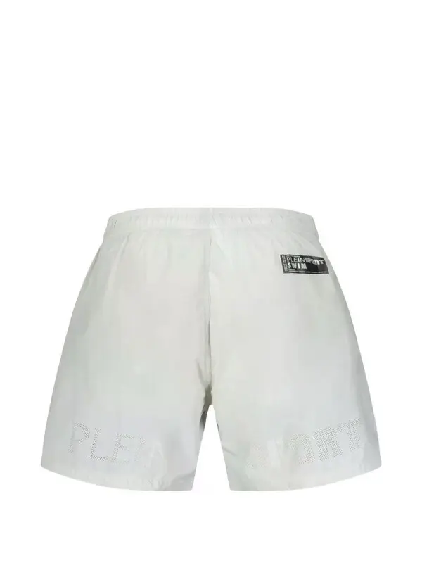 PLEIN SPORT Logo-print Drawstring Swim Shorts
