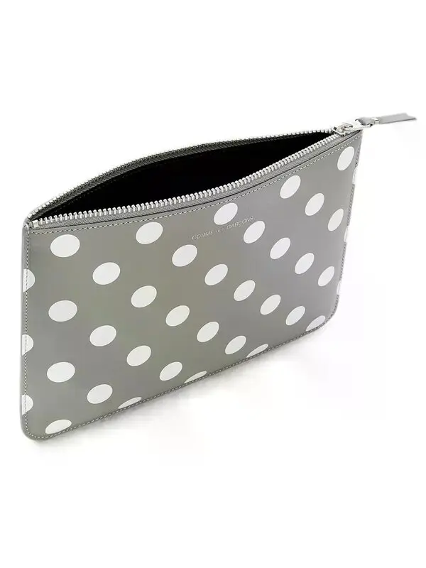Comme Des Garçons Polka-dot Zip-top Pouch