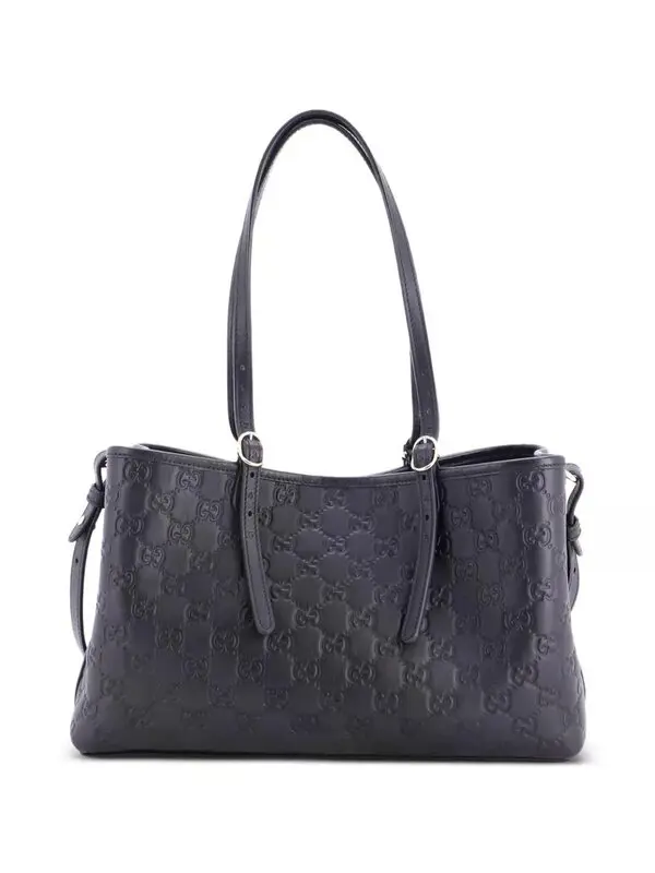 Gucci Leather Medium Shoulder Bag - Black
