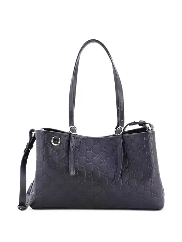 Gucci Leather Medium Shoulder Bag - Black