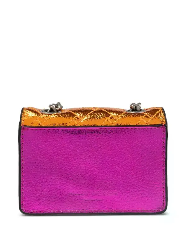 Kurt Geiger Kensington Quilted Leather Shoulder Bag - Orange