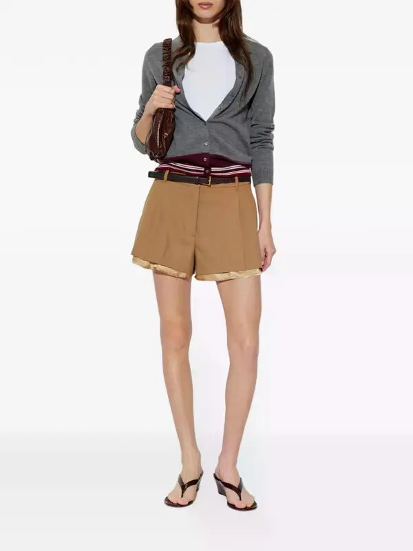 IRO PARIS Miel Striped-trim Button-down Shirt
