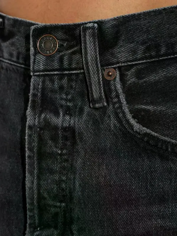 AGOLDE Faded-effect Straight-leg Jeans