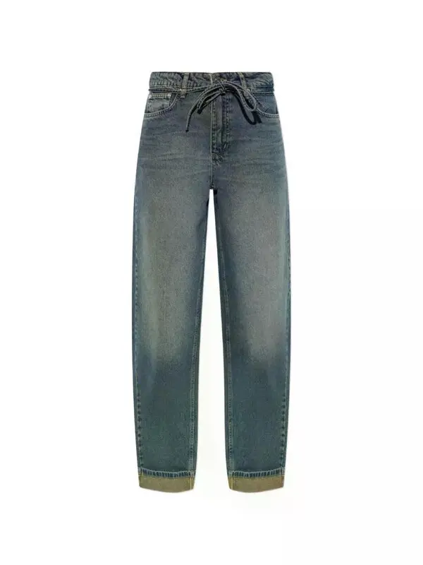 GESTUZ Tie-fastening Jeans - Blue