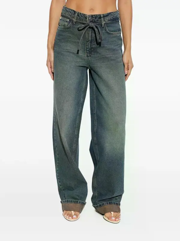 GESTUZ Tie-fastening Jeans