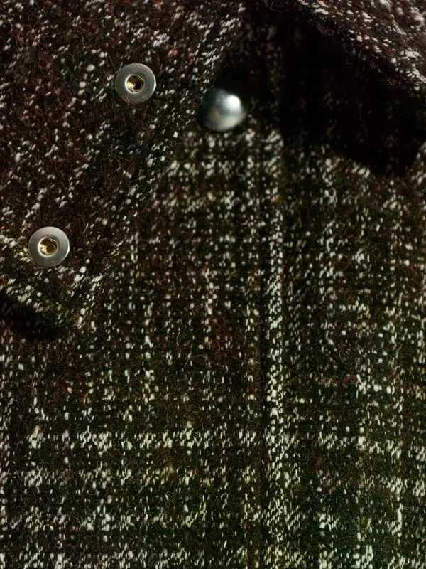 IRO PARIS Check-pattern Belted Jacket