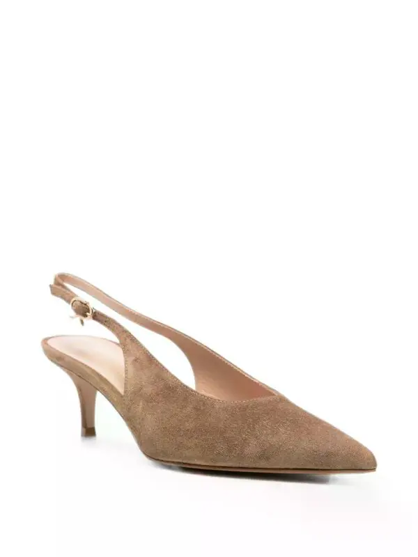 GIANVITO ROSSI Pointed-toe Slingback Pumps