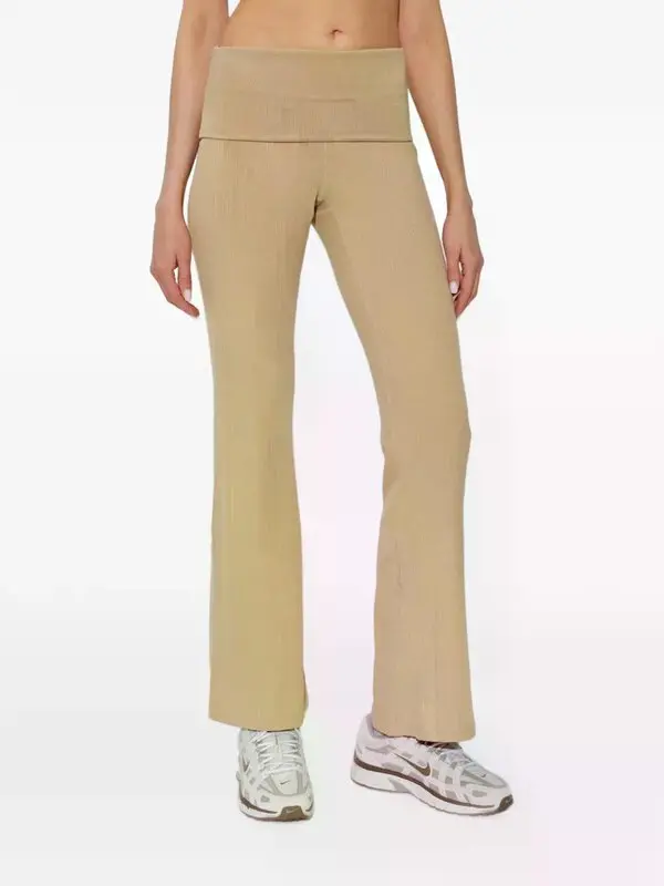 Nike Logo-embroidered Ribbed Track Pants