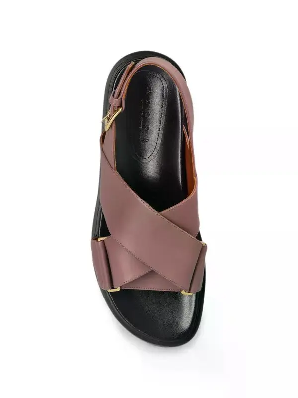 Marni Criss-cross Buckled Slingback Sandals