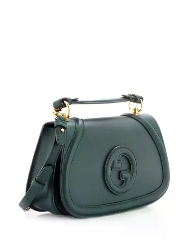 Gucci Blondie Nm Top Handle Bag Canvas With Leather Medium Shoulder Bag