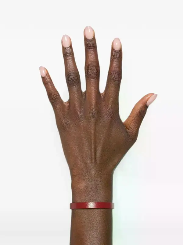 Valentino Garavani Vlogo Signature Leather Bracelet