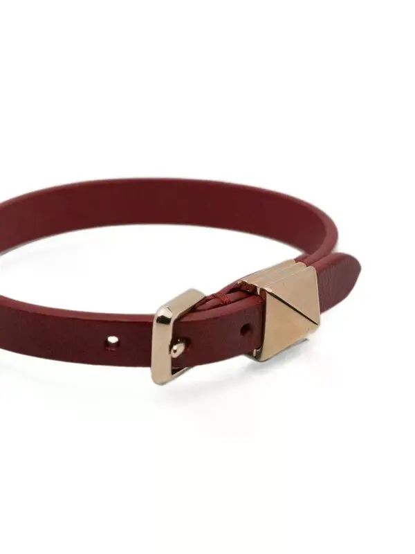 Valentino Garavani Vlogo Signature Leather Bracelet