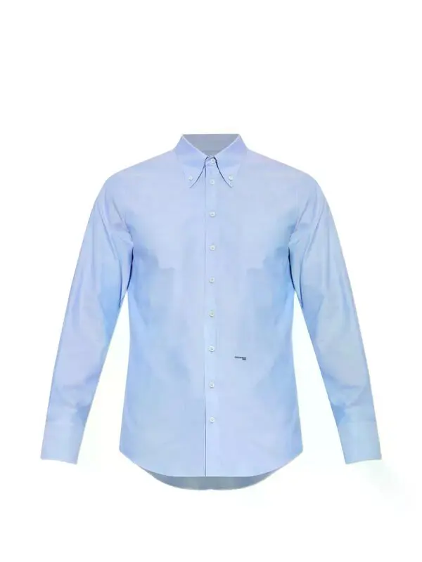 Dsquared2 70's B. Down Button-down Long-sleeve Shirt - Blue
