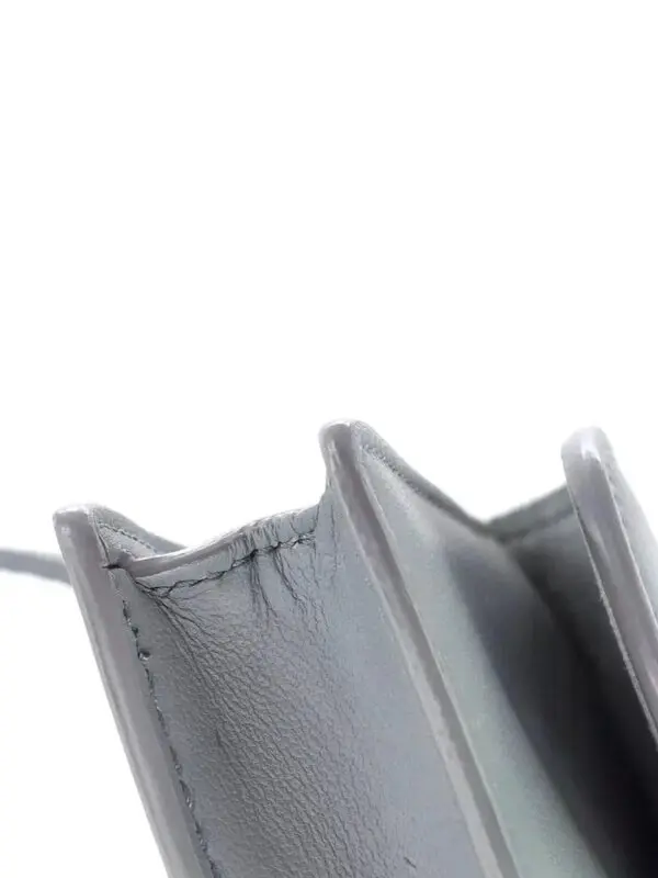 Dior Saddle Rectangular Leather Belt Bag - Grey