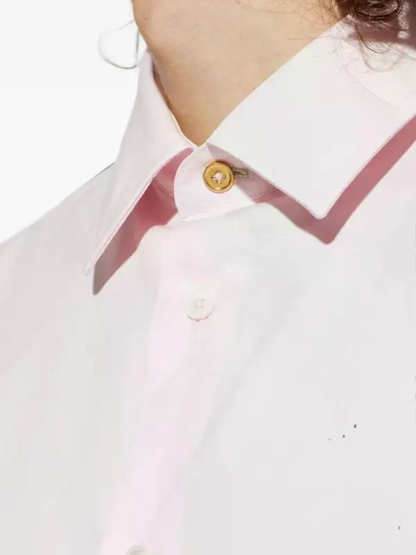 Paul Smith Contrast-trimmed Long-sleeved Shirt