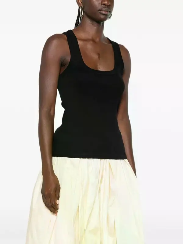 Jacquemus Le Gros Grain Scoop-neck Ribbed-knit Tank Top