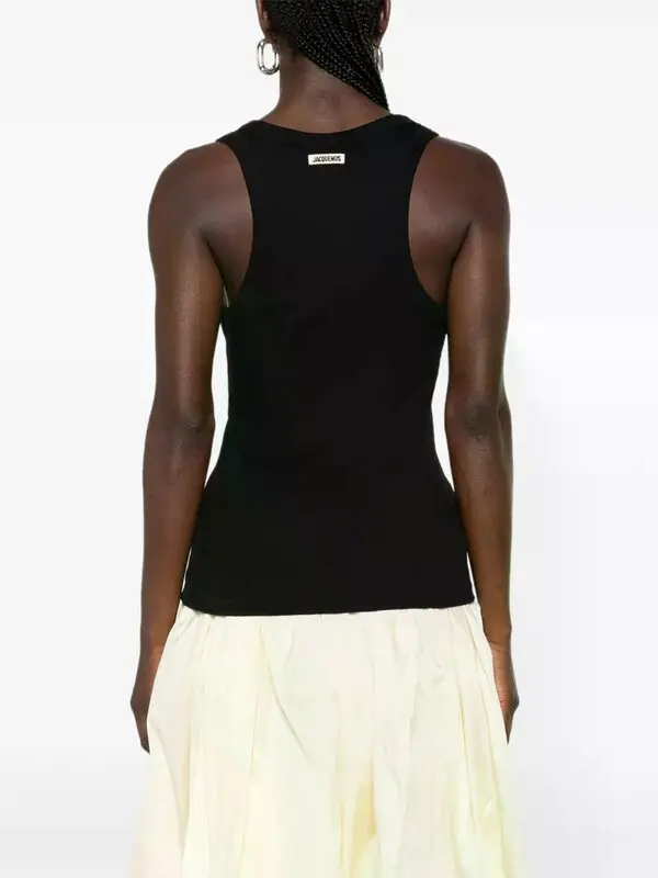 Jacquemus Le Gros Grain Scoop-neck Ribbed-knit Tank Top
