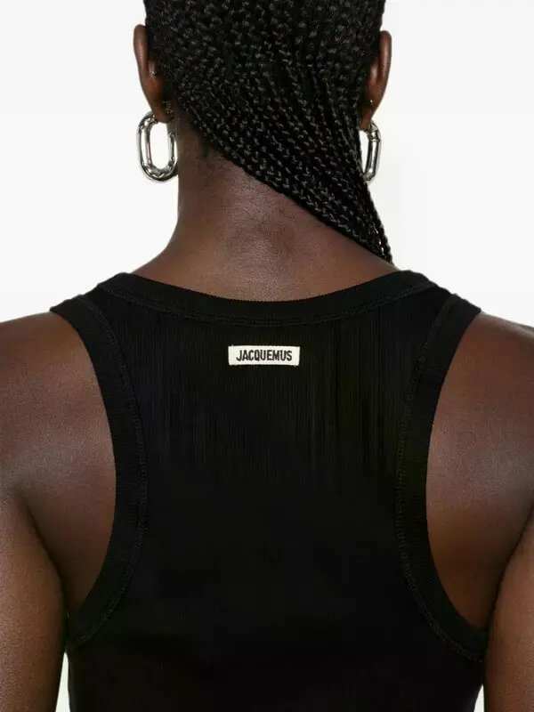 Jacquemus Le Gros Grain Scoop-neck Ribbed-knit Tank Top