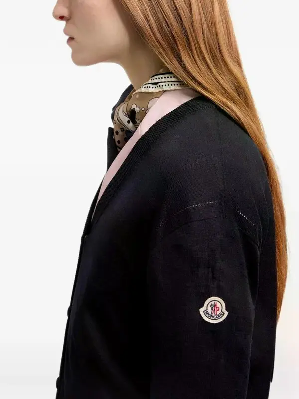 Moncler V-neck Button-up Cardigan