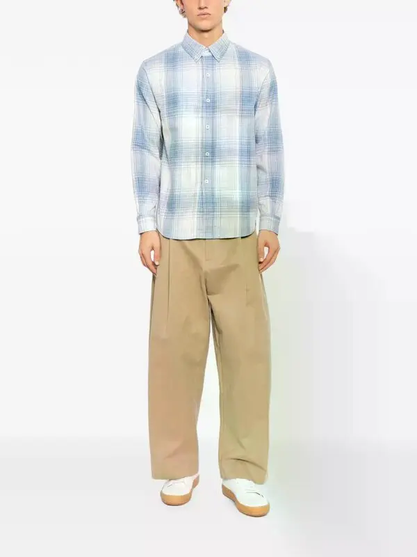 AGNES B. Check-pattern Shirt