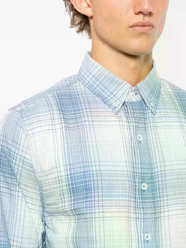 AGNES B. Check-pattern Shirt