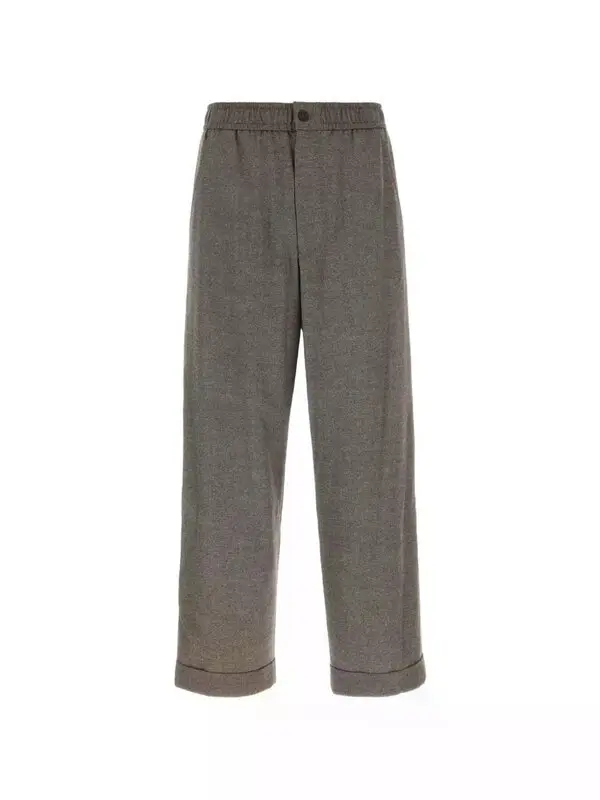 Giorgio Armani Melange-effect Track Pants