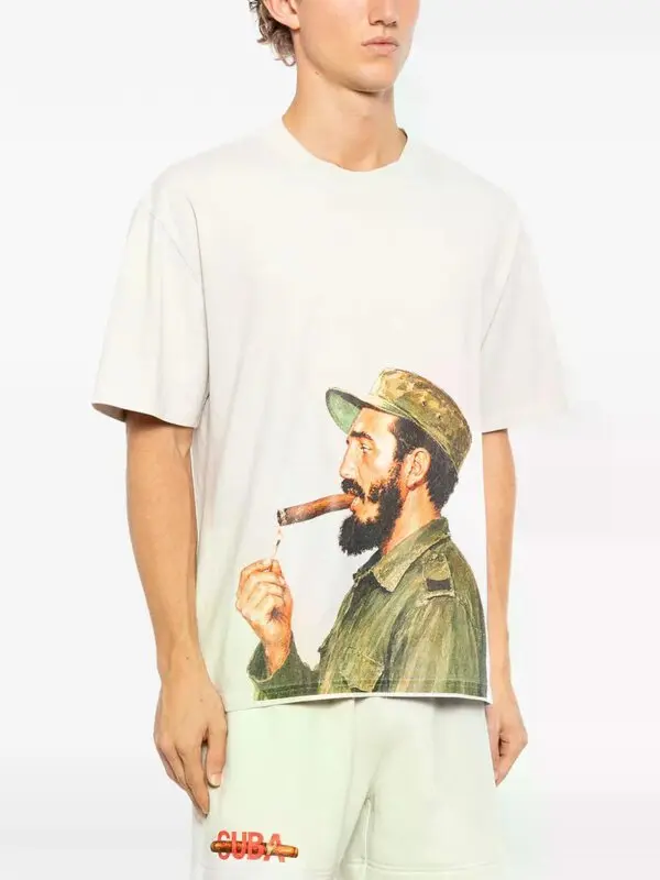 MELT Graphic-print T-shirt - Neutrals