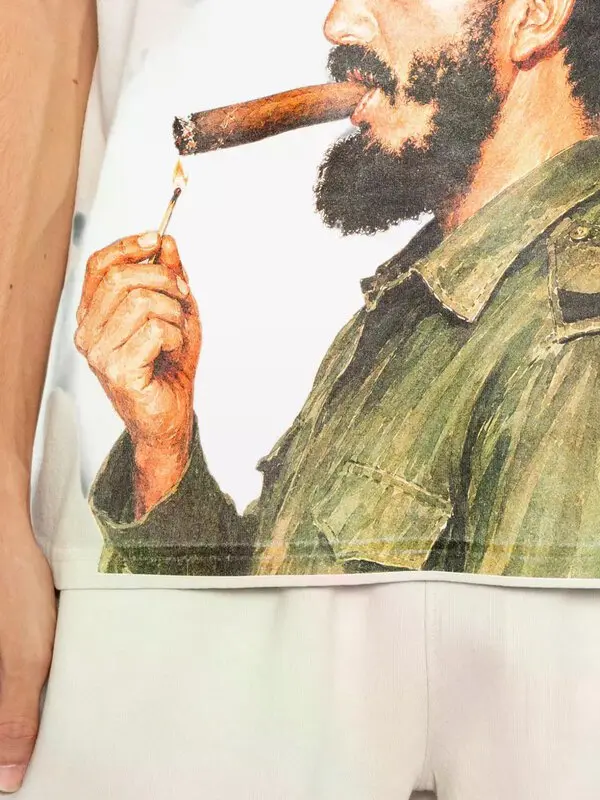 MELT Graphic-print T-shirt - Neutrals