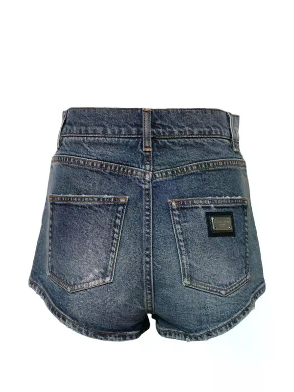Dolce & Gabbana Distressed-effect Mini Shorts