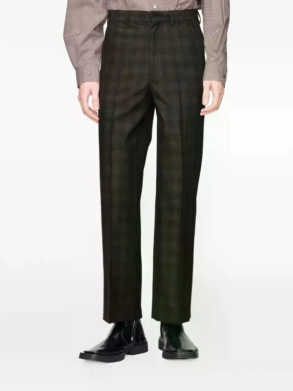 MAISON MARGIELA Check-pattern Tailored Trousers