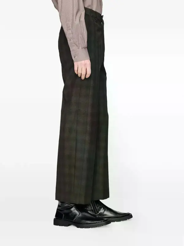 MAISON MARGIELA Check-pattern Tailored Trousers