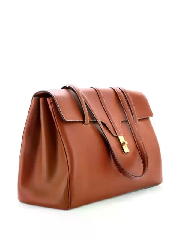 Celine Soft 16 Bag Smooth Calfskin Shoulder Bag - Brown