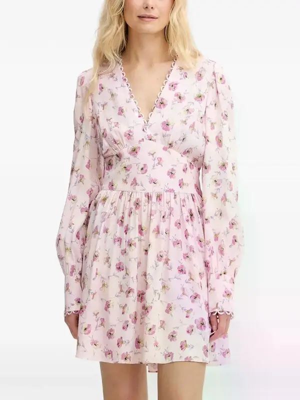 TWINSET Scalloped-hem Floral Dress