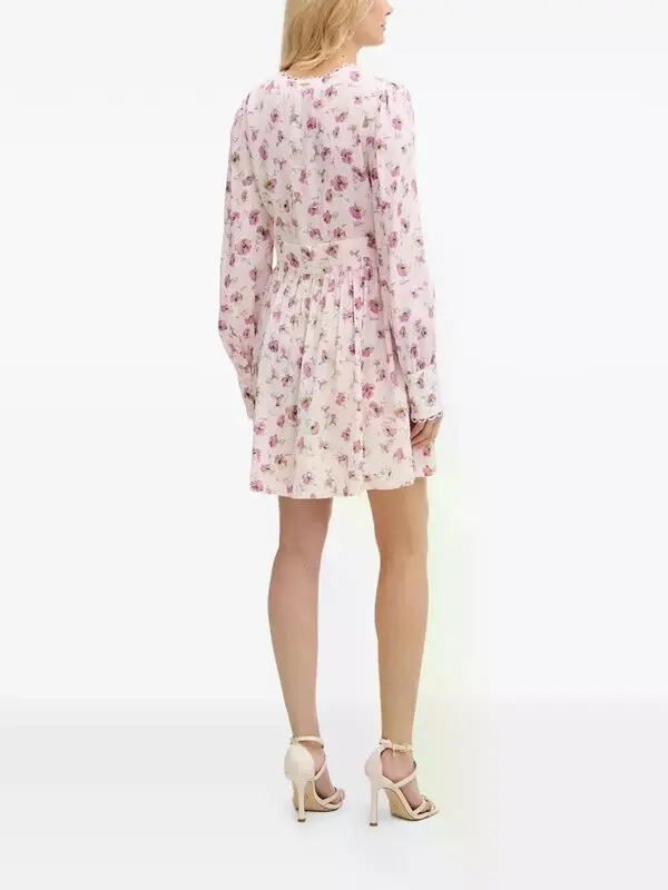 TWINSET Scalloped-hem Floral Dress