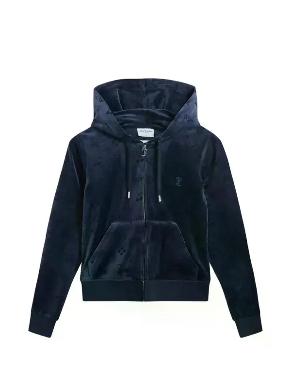 Juicy Couture Monogram Textured Hoodie